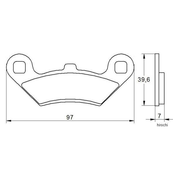 アコサット ACCOSSATO ブレーキパッド93年 POLARIS BIG BOSS フロント用94年 POLARIS BIG BOSS 6X6 フロント用96年 POLARIS BIG BOSS L 6X6 フロント用90年 POLAR...