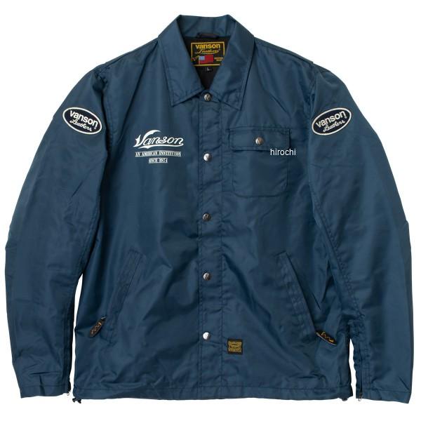 バンソン VANSON 2026年春夏モデル コーチジャケット Mサイズ NVサイズ：Mカラー：ネイビー素材:ナイロン+PUコーティング本体生地は、防水撥水機能を高めるナイロンPUコーティング。裏地にはメッシュ素材を採用。装飾は刺繍仕上げの...