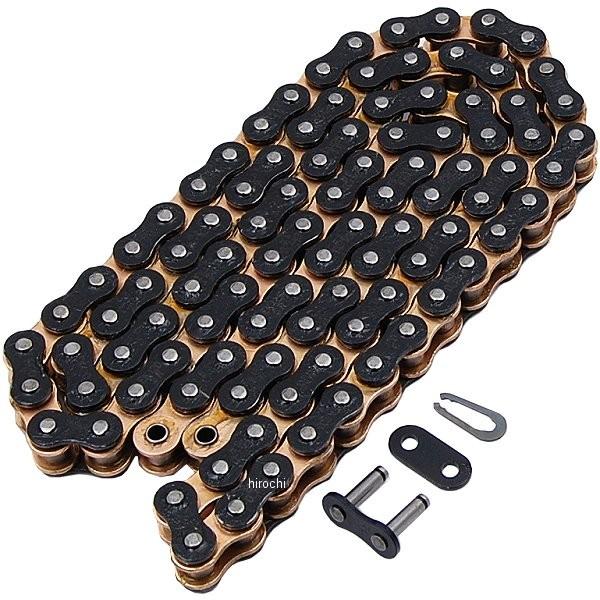 EK 江沼 チェーン 420SR シリーズチェーンサイズ:420リンク数:100シールタイプ:ノンシールジョイントタイプ:SPJ(クリップ)カラー:黒/ゴールド(BK;GP)EKヘビーデューティチェーンはスタンダードチェーンに比べ高強度、高...