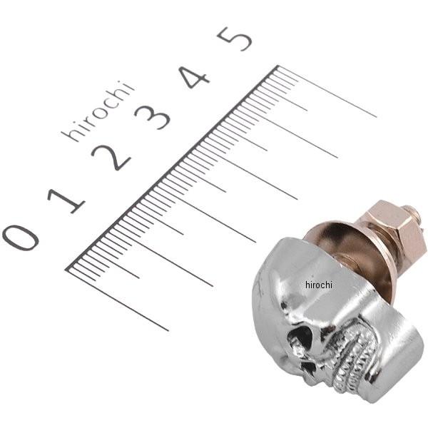 バイカーズチョイス Biker's Choice スカル ボルト クローム長さ 5/8インチ(15.8mm)太さ 1/4インチ(6.3mm)74401S1 HD491374-TR491374ヤフー JP店