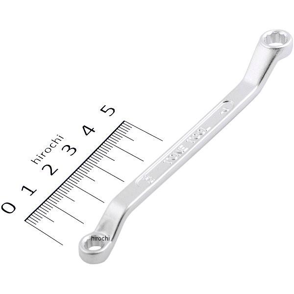 ショート めがねレンチ (45°) 両口 対辺 5.5-7mm 長さ 104mm 4953488044331M46-5.507ヤフー JP店