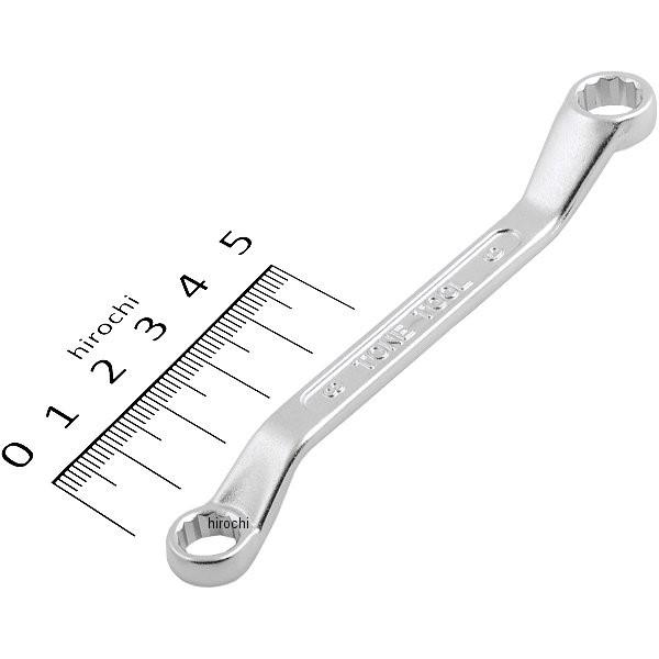 ショート めがねレンチ (45°) 両口 対辺 8-9mm 長さ 105mm 4953488044348M46-0809ヤフー JP店