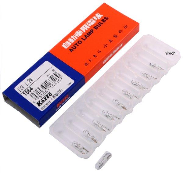 小糸製作所 白熱バルブ光色:クリア定格電圧:12V1.2W形状:T5口金:W2×4.6ｄ用途:計器灯/表示灯用(パネル・シグナルランプ)数量:10個入り49610651632691584ヤフー JP店