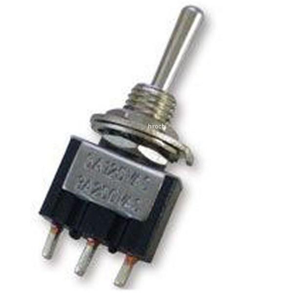 ガッツクローム トグルスイッチON-OFF-ON オートキャンセル非対応固定式のON-OFF-ON3ウェイスイッチです。固定式はレバーを倒すと倒した側に固定されるスイッチです。非固定式(指を離すと常にレバーが真ん中に戻るタイプ)をお求めの場...