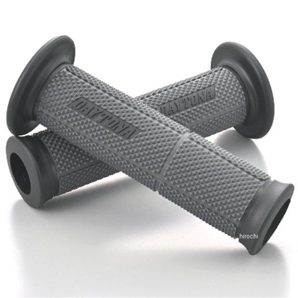 DAYTONA デイトナ バイク グリップ ハンドル径φ22.2用 123mm エンド貫通 グリッピーグリップ GG-D-DUALーBASE2 グレー/ブラックサイズ：φ22.2ハンドル用グリップカラー：グレー/ブラックグリップ長:123m...