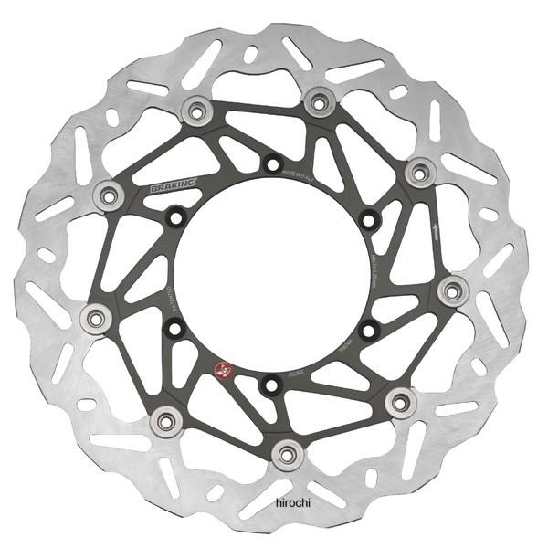 ブレーキング BRAKING WK086L ディスクローター ウェーブデスク フロント左側専用 DR-Z400SM/SMZ 05-08制動力アップ、軽量化、操縦性の向上など、トップライダーに信頼の性能を提供するBRAKING社のWAVEロー...