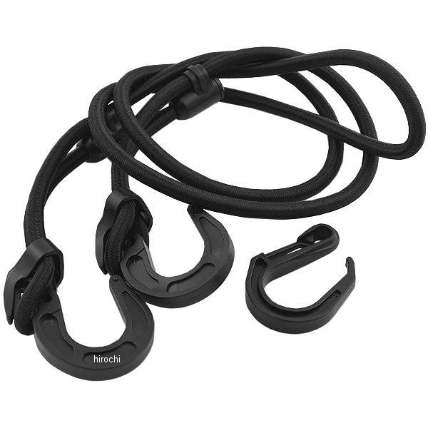 ストレッチコード＆フック 1500mm ブラック です。荷物の量に合わせてコードの長さが調節可能。シンプルな調節機構で荷物の押さえ加減調整も簡単に行えます。ミニフック付きのコードエンド採用で、余ったコードもスマートに処理できます。72210...