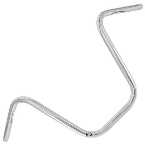 バーリーブランド BURLY BRAND 1インチ ハンドルバー 12インチ ナローエイプ クローム・エンドライズ 12インチ(305mm)、全幅 32.5インチ(826mm)、センター幅 4.25インチ(108mm)、プルバック 7インチ...