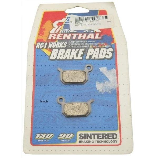 レンサル RENTHAL ブレーキパッド RC-1 フロント/リア 04年以降 KTM 65SX、50SX シンタード21年-22年 Gas Gas MC 5021年-22年 Gas Gas MC-E 518年-21年 Husqvarna ...