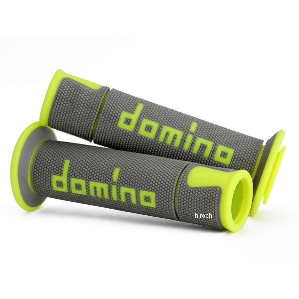 ドミノ DOMINO グリップ A450 レーシングタイプ汎用 オンロードモデル(エンドオープン)カラー:グレー×フローイエロー素材:サーモプラスチックゴムグリップ長さ:125mm※ハンドル内側のリブをカットする事により3mm短くする事が可...