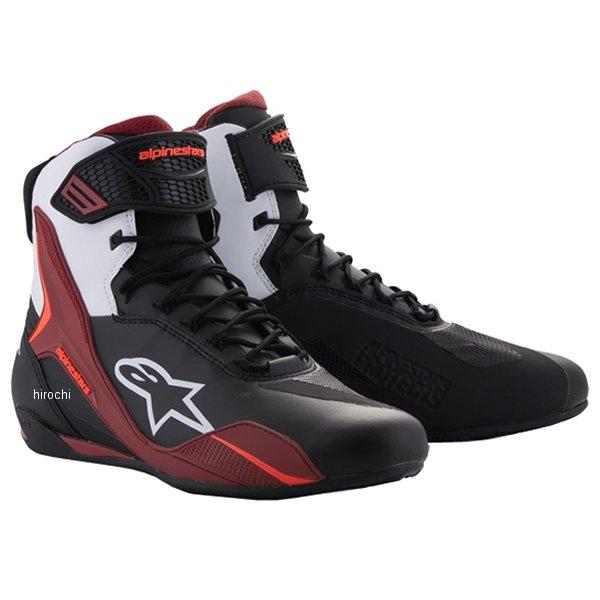 アルパインスターズ 春夏モデル シューズ FASTER-4 SHOESサイズ:9.5カラー:1299 ブラック/ホワイト/ダークレッド・先進的なマイクロファイバーとシームレスな熱溶着パネルで構成されたメインアッパー素材が、革新的でテクニカル...