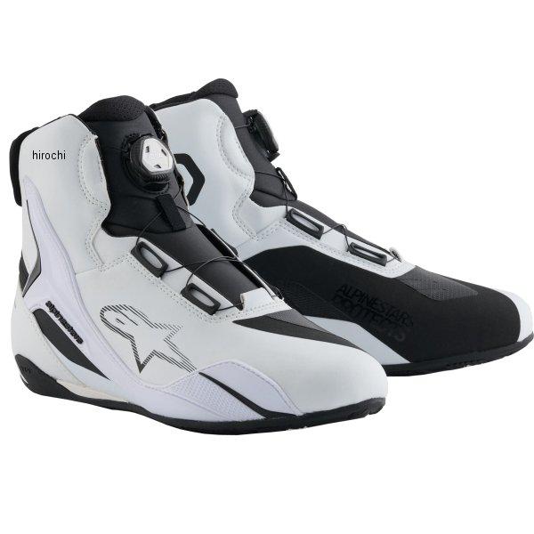 アルパインスターズ 春夏モデル シューズ FASTER-4  BOA SHOES ASIAサイズ:10.5カラー:21 ホワイト/ブラック・先進的なマイクロファイバーとシームレスな熱溶着パネルで構成されたメインアッパー素材が、革新的でテクニ...