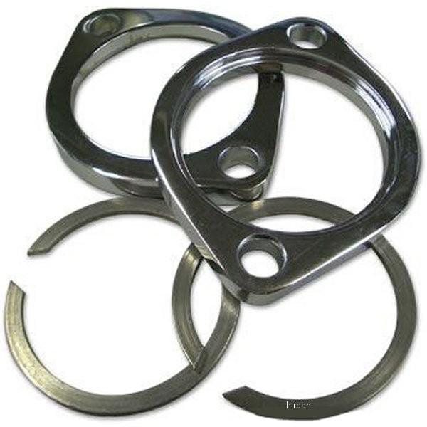 ガッツクローム エキゾーストフランジキット マフラー固定のクロームメッキのフランジとリテーニングリングのセット※ガスケットは入っていません。ハーレー純正品番:65328-838600-1224-GC8600-1224ヤフー JP店