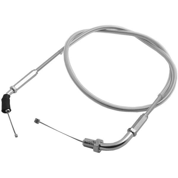 マルチスロットルケーブル 1050mm ステンメッシュ です。PCΦ20、PEΦ22、PEΦ24、フラットΦ24、VMΦ26、PWKΦ28キャブレターに適合。キタコ製ハイスロセット用(樹脂製スロットルパイプに限る)インナーケーブル吐出量を約...