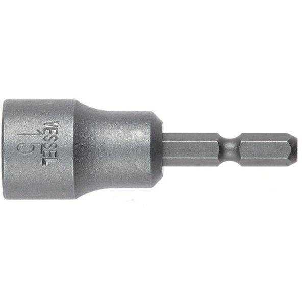 ・コンピューター・OA機器・音響機器・VTR・光学機器などの小型・精密分野におけるねじ締め作業に対応する高精度ビットです。・刃先：対辺12・全長(mm)：100・シャンク径(mm)：6.35・対辺(mm)：12・外径(mm)：18.0・呼称...