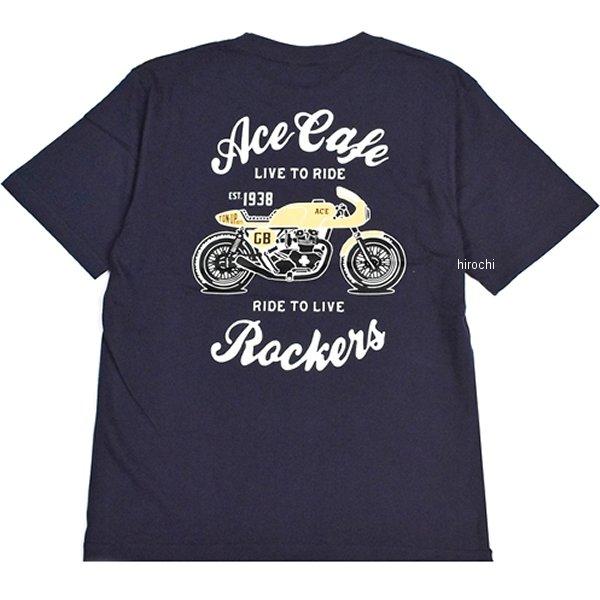 エースカフェロンドン ACE CAFE LONDON COTTON T Live to Rideカラー:ネイビー【素材】表地:コットン・厚手の6.2 オンスコットン生地を使用。・着心地に定評の有る丸胴ボデー仕様・首リブは丈夫なダブルステッチ...