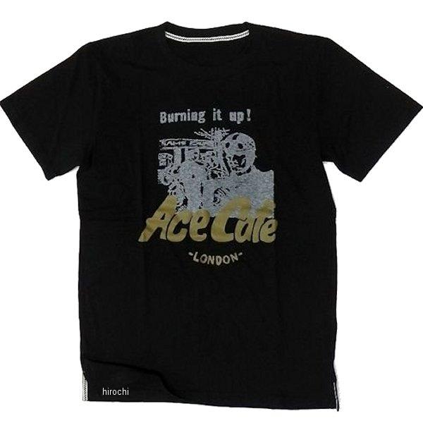 エースカフェロンドン ACE CAFE LONDON Tシャツ BURNING IT UPカラー:ブラック【素材】コットン100%【仕様説明】既成のボディではなく、独自の採寸によるボディを採用。一般的なTシャツよりボディは細めとなります。首...