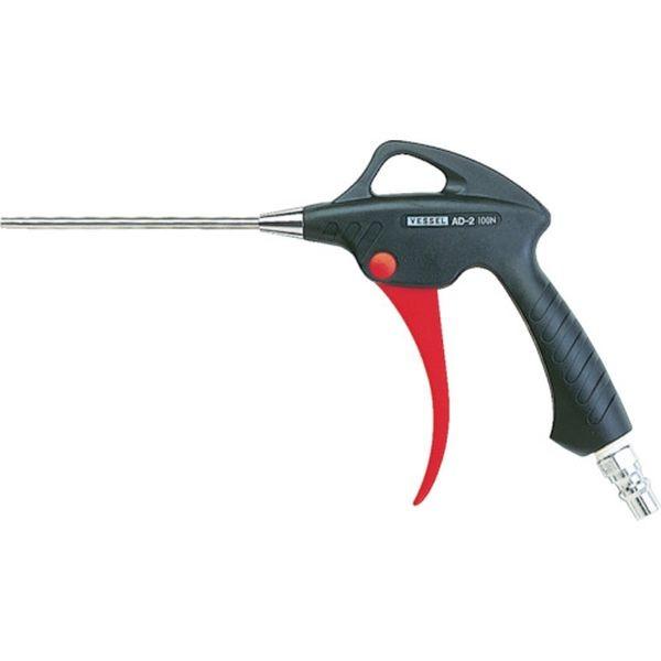 ・4本の指で操作できる大型レバーです。・空気流量は握り具合でコントロールできます。・ハンドルはエルゴノミックハンドルで作業性は抜群です。・鈑金・塗装関係・自動車整備・金型・金属加工関連などの作業での除じん・吹き飛ばし・乾燥作業に。・ノズル長...