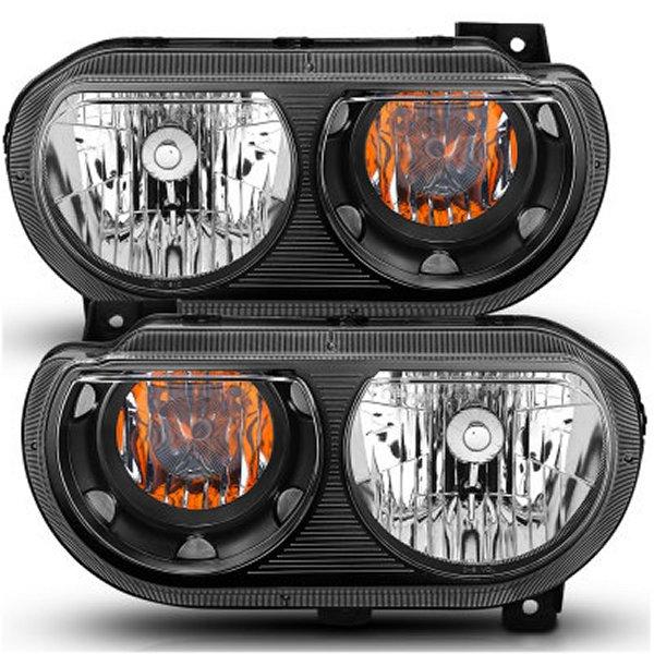 ANZO 2008-2014 Dodge Challenger Crystal Headlights Blackメーカー：ANZOメーカー品番：121526・掲載画像は、カタログより抜粋した参考画像となっております。ご不安な場合は、メーカー...