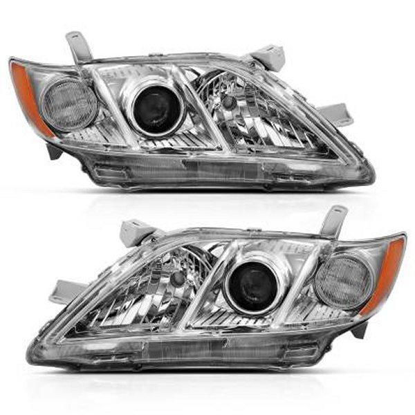 ANZO 2007-2009 Toyota Camry Projector Headlight Chrome Amber (OE Replacement)メーカー：ANZOメーカー品番：121551・掲載画像は、カタログより抜粋した参考画像...