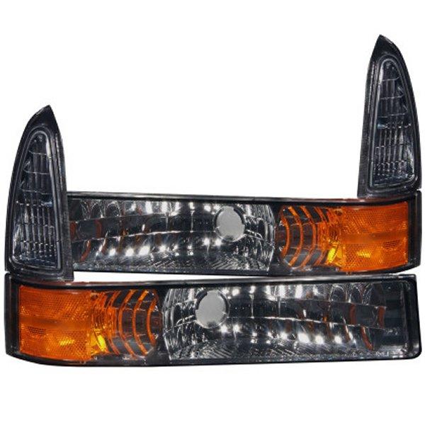 ANZO 2000-2004 Ford Excursion Euro Parking Lights Smoke w/ Amber Reflectorメーカー：ANZOメーカー品番：511041・掲載画像は、カタログより抜粋した参考画像となっ...