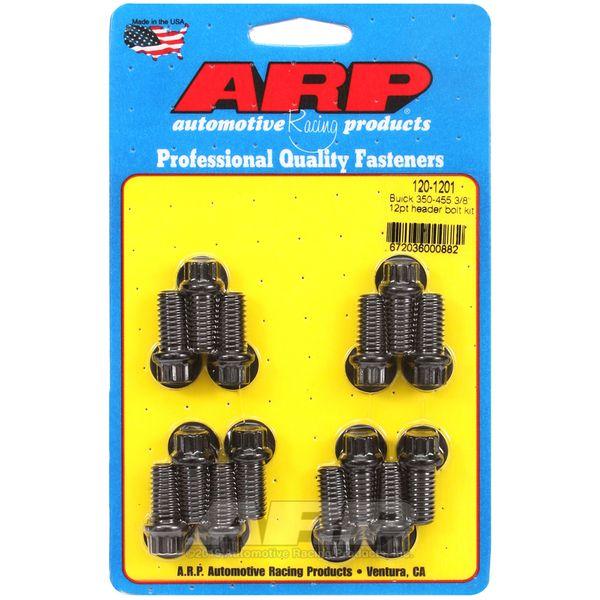 ARP Buick 350-455 3/8in 12pt Header Bolt Kitメーカー：ARPメーカー品番：120-1201・掲載画像は、カタログより抜粋した参考画像となっております。ご不安な場合は、メーカーサイトでのご確認をお願...