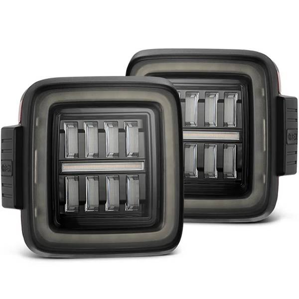 AlphaRex NOVAシリーズ Prismatic LED テールライト アルファブラック18年-23年 Jeep ラングラー JL・掲載画像は、カタログより抜粋した参考画像となっております。ご不安な場合は、メーカーサイトでのご確認をお...