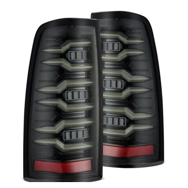 AlphaRex 99-06 Chevrolet Silverado Sierra LUXX-Series LED Tail Lights Alpha-Blackメーカー：AlphaRexメーカー品番：620005・掲載画像は、カタログより...