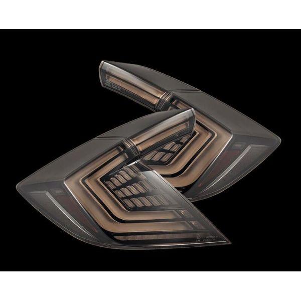 AlphaRex 16-21 Honda Civic Hatchback / Type-R FK8 Nova-Series LED Tail Lights - Black Smokeメーカー：AlphaRexメーカー品番：676010・掲載...