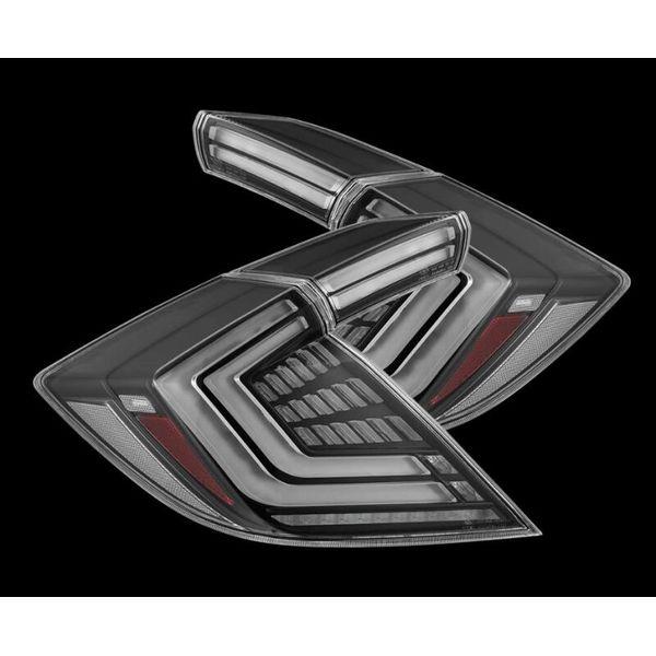 AlphaRex 16-21 Honda Civic Hatchback / Type-R FK8 Nova-Series LED Tail Lights (Pair) - Blackメーカー：AlphaRexメーカー品番：676020・掲...