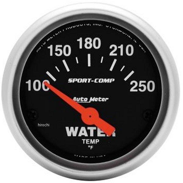 Autometer Sport-Comp 52mm 100-250 Deg F Electronic Water Temp Gaugeメーカー：AutoMeterメーカー品番：3337・掲載画像は、カタログより抜粋した参考画像となっておりま...