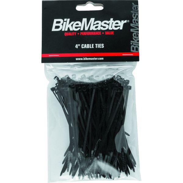BikeMaster 4in Cable Ties (Pack of 100) - Blackメーカー：BikeMasterメーカー品番：151672・掲載画像は、カタログより抜粋した参考画像となっております。ご不安な場合は、メーカーサイト...