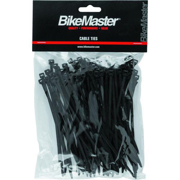 BikeMaster 5.5in Cable Ties (Pack of 100) - Blackメーカー：BikeMasterメーカー品番：151673・掲載画像は、カタログより抜粋した参考画像となっております。ご不安な場合は、メーカーサ...