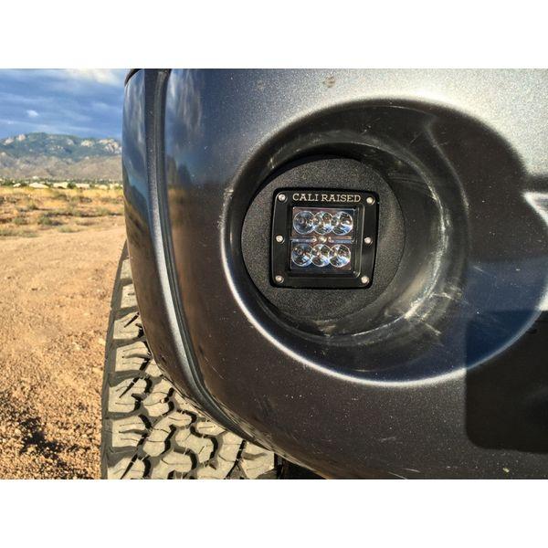 Cali Raised 2005-2011 Toyota Tacoma Led Fog Light Pod Rep Brackets Kit - Brackets W/ Amber Podsメーカー：Cali Raised LEDメーカー品...