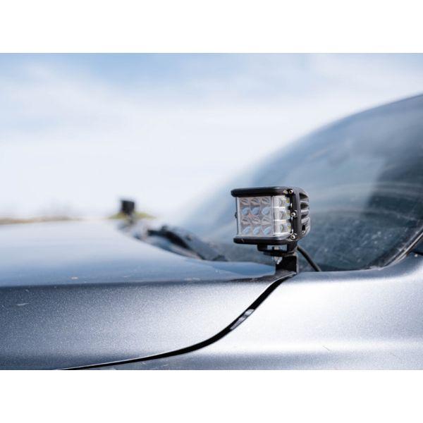 Cali Raised 2016-2023 Toyota Tacoma Low Profile Ditch Light Brackets Kit - Blue Backlight - Tallメーカー：Cali Raised LEDメーカー...