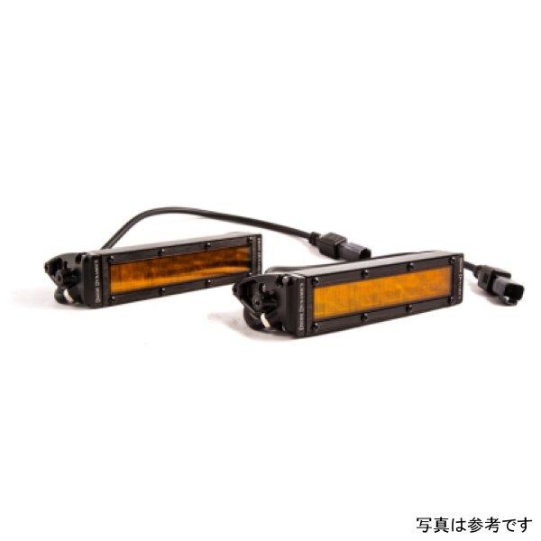 Diode Dynamics 6 In LED ライト Bar シングル Row ストレート SS6 - Amber Wide ライト Bar (2個)メーカー：Diode Dynamicsメーカー品番：DD5044P・掲載画像は、カタログ...