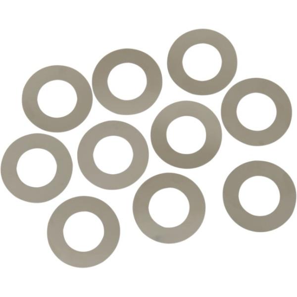 シムキット取付位置:リア厚さ:0.004インチ(0.11mm)対応OEM品番:43293-8210個入りハーレー標準装備スタイルの交換用シムスペーサーはフランジの有無によらず使用できます。DS-195411A-43293-82ヤフー JP店