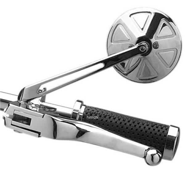 ハーレー全車種に適合(VRSCFは不適合)・ヘッドの寸法は55インチ(127mm) x 2.5インチ(64mm).・右側または左側の設置可能。・ミラーヘッドネジとピボットはステンレス。・1個売り。DS-302156ヤフー JP店