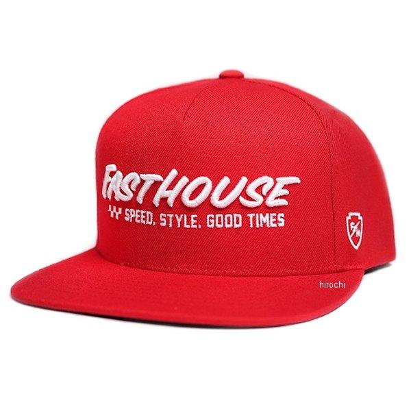 ファストハウス FASTHOUSE ハット エッセンシャルカラー:レッド深めのかぶり心地の5パネルスナップバックハット。高品質なアクリルウールを使用。フロント刺繍とカスタムトリムが特徴的。G6303G6303ヤフー JP店