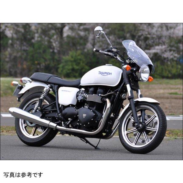 シックデザイン ガイラシールド Lサイズ クリア09年-15年 トライアンフ ボンネビル/SEエアプロテクションとスタイリングを高い次元で両立した角度調整機構付きスクリーン。トップブリッジ上の操作により、走行条件に合わせたスクリーン角度を無...