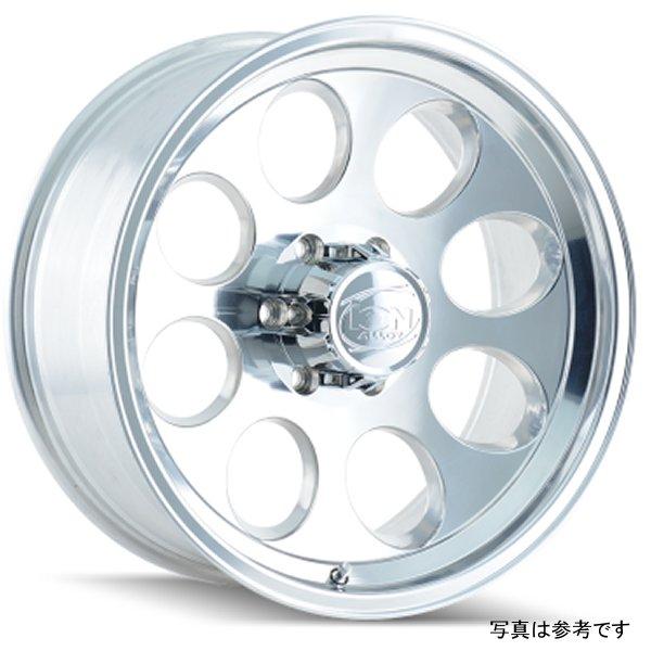 ION Type 171 16x8 / 8x165.1 BP / -5mm オフセット / 130.8mm Hub Polished ホイールメーカー：ION Wheelsメーカー品番：171-6881P・掲載画像は、カタログより抜粋した参...