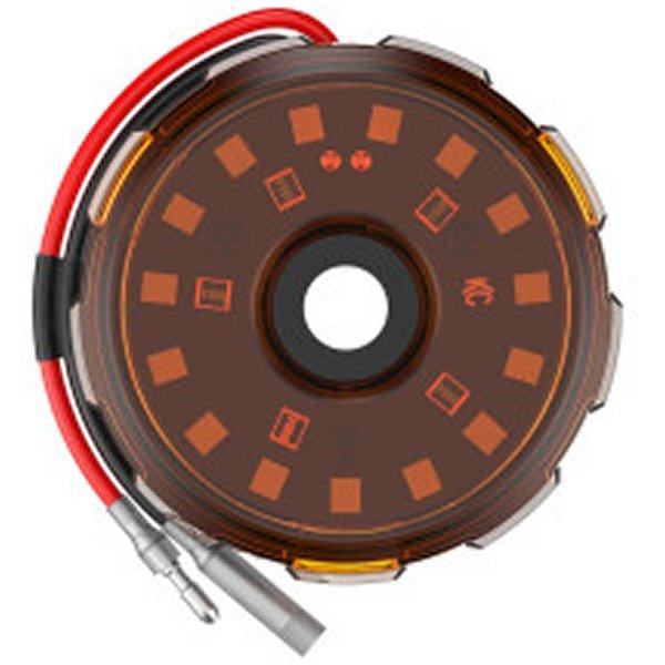 KC HiLiTES Cyclone V2 2.2in. LED Accessory ライト 5w Flood Beam (シングル) - Amber Lensメーカー：KC HiLiTESメーカー品番：1360・掲載画像は、カタログより抜...
