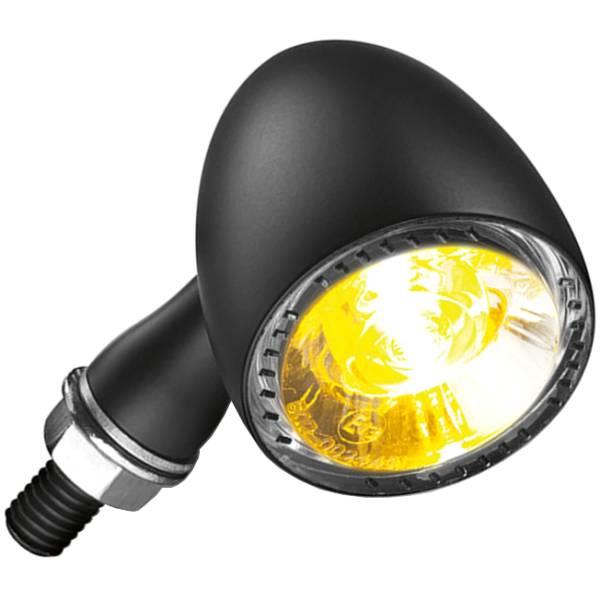 ケラーマン Kellermann Bullet 1000 PL/バレット 1000 PL本体カラー:マットブラックレンズカラー:クリアー灯火色:アンバーポジション灯火色:アンバーサイズ:M8 x 201個売りウインカー用電圧 12v仕様車用...