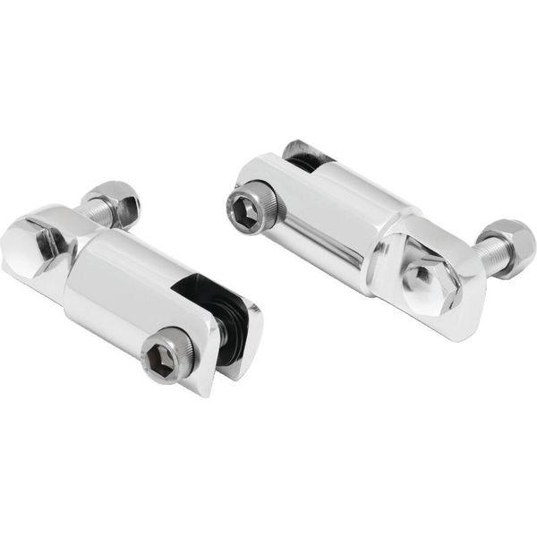 Kuryakyn 2-1/4in Stirrup Heel Rest Extenders Chromeメーカー：Kuryakynメーカー品番：8041・掲載画像は、カタログより抜粋した参考画像となっております。ご不安な場合は、メーカーサイト...