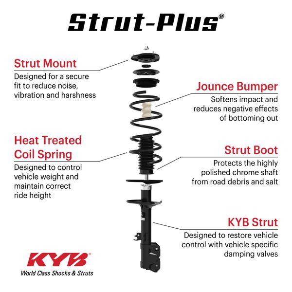 KYB 17-24 Nissan Titan 4WD (Ex. PRO-4X &amp; w/o Off-Road Package) Strut-Plus Assembly - Frontメーカー：KYBメーカー品番：SR4799・掲載画像...
