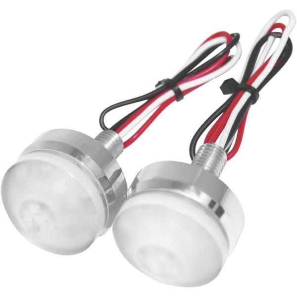 レトリックライティング LETRIC LIGHTING サーフェス インジケーターライトポリッシュ仕上げ LED サーフェス マウント/グリップ ライト インジケーター ライト、デュアル機能、ホワイト ランニング ライト、アンバー ターン ...