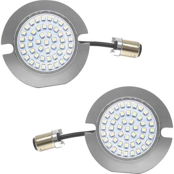 レトリックライティング LETRIC LIGHTING LEDバルブキット フラットスタイルウインカー用 フロント 1157 ホワイト/アンバーフロント用LE0216-TRLLC-FLI-7WASヤフー JP店