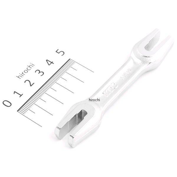 ニップルレンチモーターサイクル用ホイールのスポークニップルの締付け調整、点検作業。１本のレンチで6サイズ(4.5、5.1、5.8、6.1、6.4、6.6)に使用でき、大半の車両に適用できます。小型、軽量で点検、ツーリング、レースにも便利です...