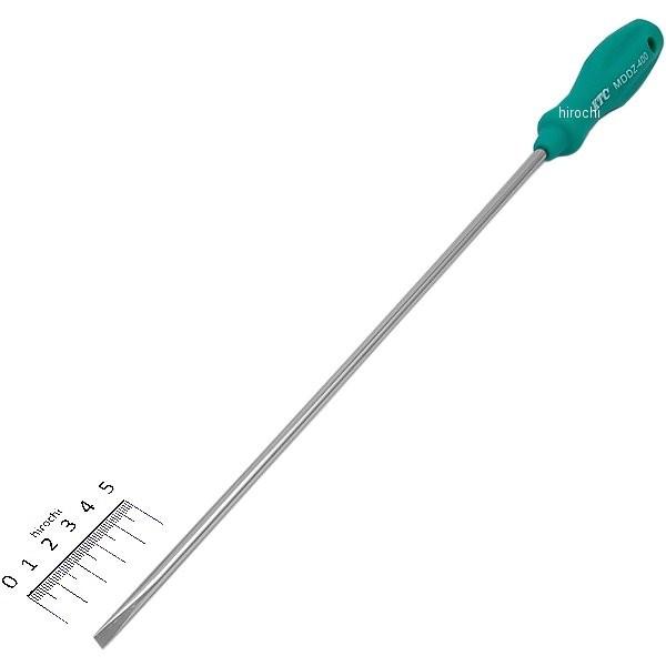 KTC 樹脂柄ドライバロング丸軸 マイナス 5.5mm幅細軸のロングタイプはキャブ調整等に便利です。軸の材質はS55Cです。MDDZ-400-KCヤフー JP店