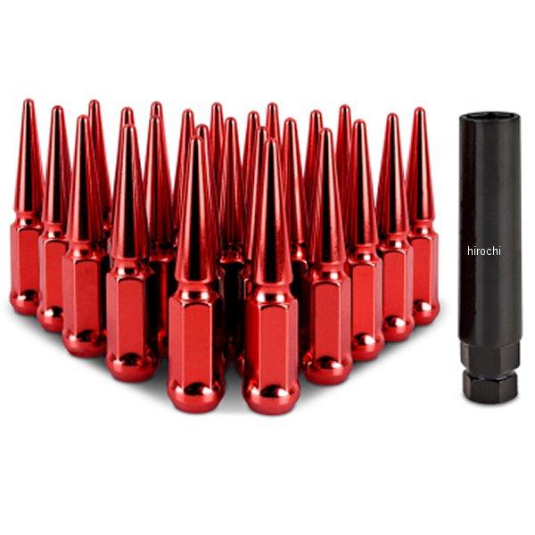 Mishimoto Mishimoto Steel Spiked Lug Nuts M14 x 1.5 24pc Set Redメーカー：Mishimotoメーカー品番：MMLG-SP1415-24RD・掲載画像は、カタログより抜粋した参考...